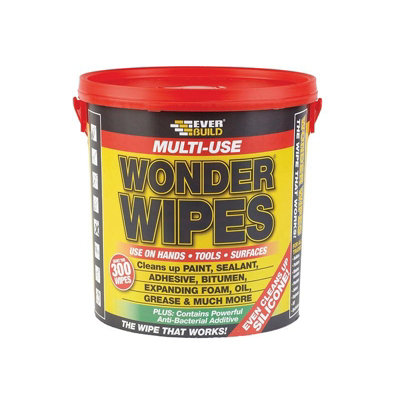 Everbuild Sika Wonder Wipes Multi Colour (Tub of 300)