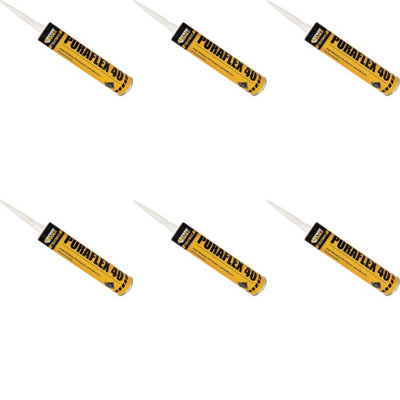 Everbuild Tecnic Puraflex 40 High Modulus PU Sealant and Adhesive, Grey ...