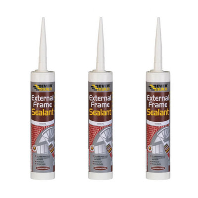 Everbuild Weather and Waterproof Window and Door Frame Acrylic Sealant ...