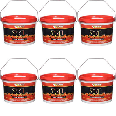 Everbuild XL Fire Cement, Buff, 2 kg (Pack of 6) | DIY at B&Q