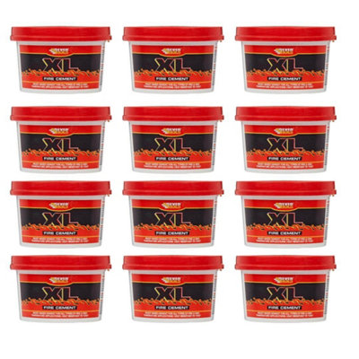 Everbuild XL Fire Cement Buff 500 g - Pack of 12
