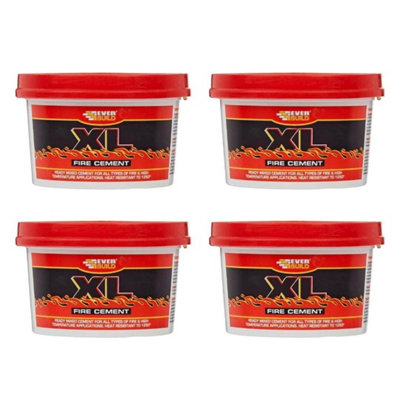 Everbuild XL Fire Cement Buff 500 g - Pack of 4