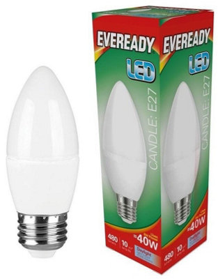 Eveready 4.9w ES 6500k Frosted LED Candle Bulb - Daylight