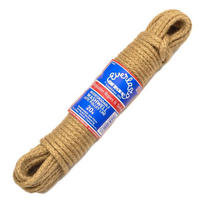 EVERLASTO 'Washwell' Natural Jute Clothes Line Washing Line Pulley Line ...