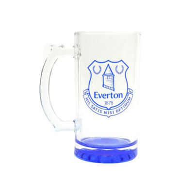 Everton FC Crest Stein Mug Clear/Blue (One Size) | DIY at B&Q