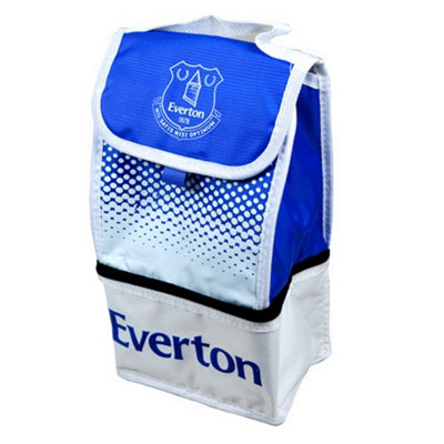 Everton FC Official Football Fade Crest Lunch Bag White/Blue (One Size ...