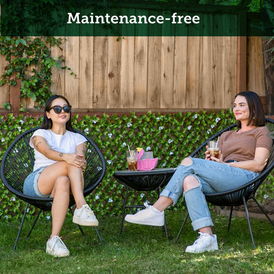 EverTrellis Expanding Artificial Trellis Pink Flower