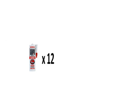 Evo-Stik Sticks Like Sh t Grab Adhesive White 290ml Pack of 12
