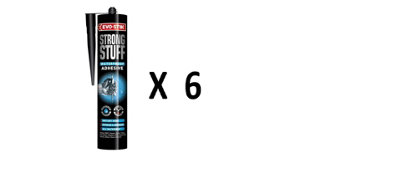 Evo-Stik Strong Stuff Waterproof Adhesive 290ml Pack of 6