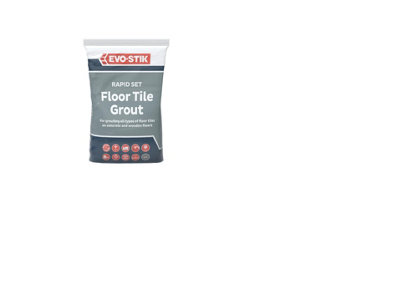 Evo-Stik Tile A Floor Fast Set Grout Grey 5KG