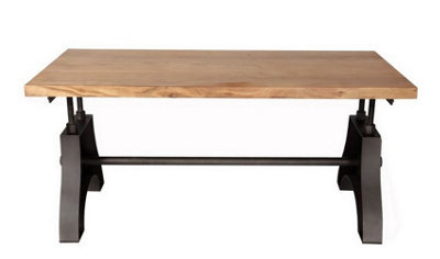 Evoke Coffee Table - Metal/Wood - L60 x W110 x H45 cm | DIY at B&Q