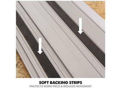 Evolution 2800mm Guide Rail Track + Bag + Clamps Fits Makita Bosch Saws ...