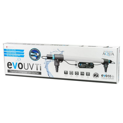 Evolution Aqua EVOUV EVO55 Ti Titanium UVC Pond Clarifier