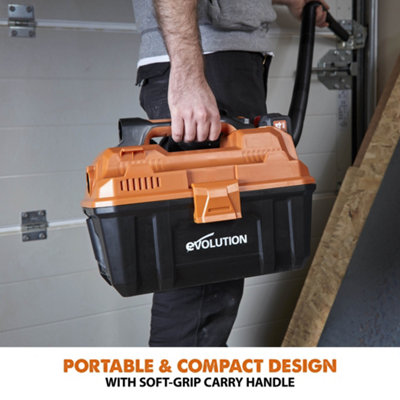 Evolution Cordless R11VAC-Li Wet And Dry Workshop Vacuum 18v Li-Ion EXT ...