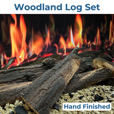 Evolution Fires Advance 1800 Media Wall Electric Fire, 3-Sided Glass ...