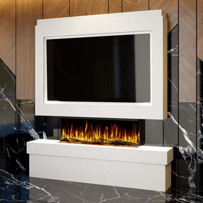 Evolution Fires Package 2 Media Wall Fireplace Surround Set with 44 ...