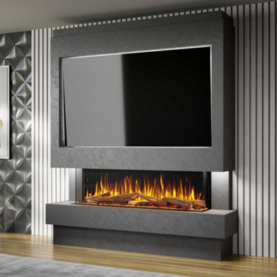 Evolution Fires Pre-Built Media Wall Package 10 with 1300 Advance ...