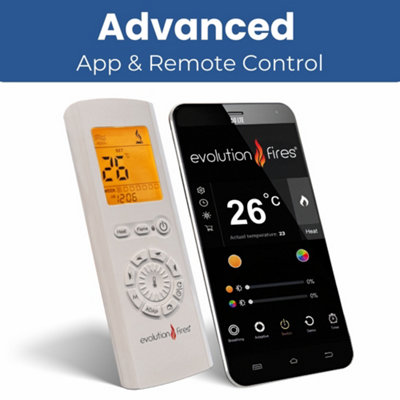 Evolution Fires Raphael Electric Fireplace Suite 1500mm 3 Sided LED ...