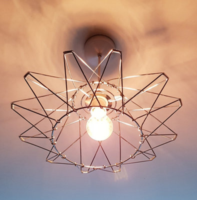 Evolution Geometric Linear Easy fit pendant Light Shade