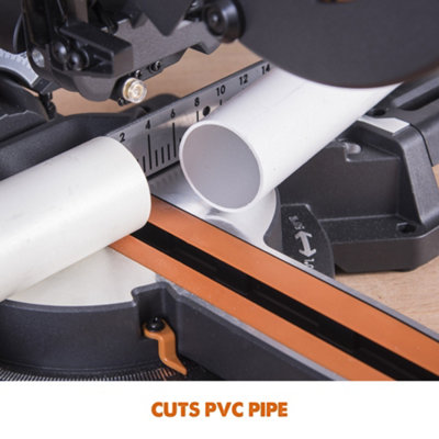 Evolution R210SMS-300+ 210mm Sliding Compound Mitre Saw With TCT Multi ...