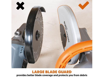 Evolution R230DCT 230mm 9" Electric Disc Cutter Concrete Saw With ...