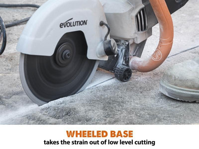 Evolution R230DCT 230mm 9" Electric Disc Cutter Concrete Saw With ...