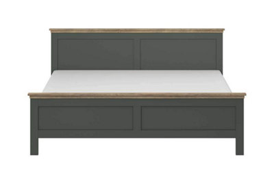 Evora 32 EU Super King Size Bed Frame W1910mm H890mm D2110mm - Green ...