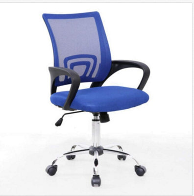 EVRE Mesh Task Chair Blue For Home Work Study Office with Ergonomic ...