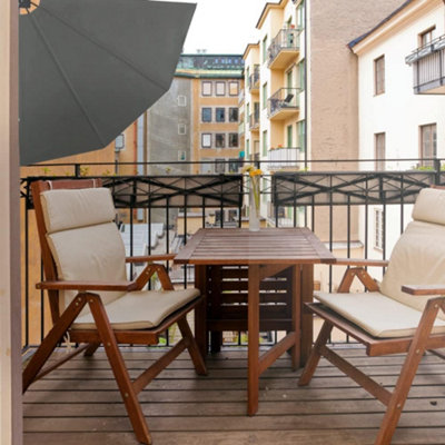 EVRE Side Awning 3 Step Collapsible For Terrace Balcony Sun Shade ...