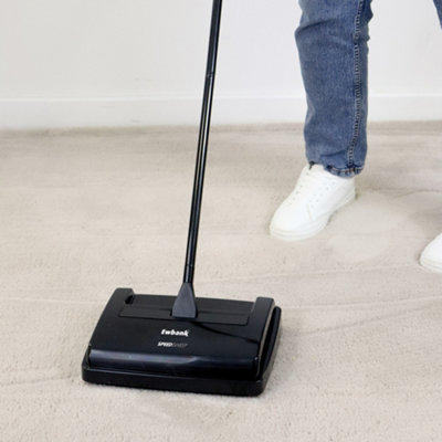 Ewbank 525 Manual Floor and Carpet Sweeper, Black