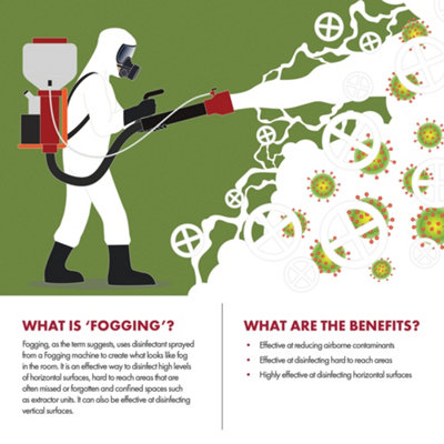 Ewbank EW5000PACK Commercial Disinfecting Fogger, 1x Disinfectant Included