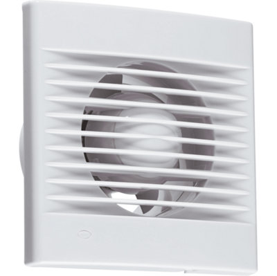 EX001T 4"/100mm Extractor Fan with Timer in White