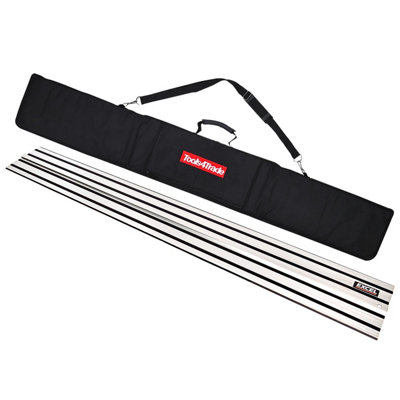 Excel 1.5m Plunge Saw Guide Rail with Carry Bag Compatible Track Saw ...
