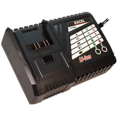 Excel 100-240V Fan-Cooled Smart Charger 5.0A EXL125W | DIY at B&Q