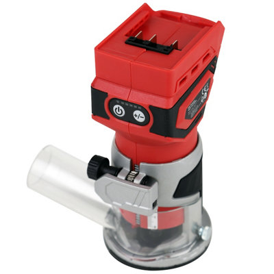 Excel 18V 1/4" Router Trimmer with 1 x 2.0Ah Battery & Fast Charger
