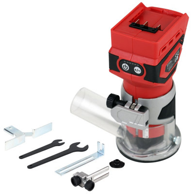 Excel 18V Cordless 1/4" Router Trimmer with 1 x 2.0Ah Battery, Fast ...