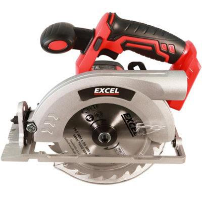 Excel 18V Cordless Circular Saw 165mm Circular Saw Includes 1x 4.0Ah ...