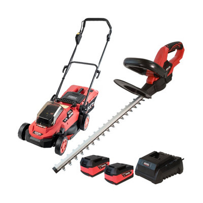 Ozito pxc 2 x 18v cordless line trimmer store