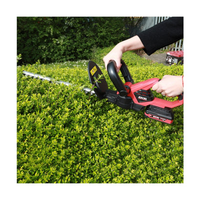 Excel 18V Lawn Mower Hedge Trimmer 2 x 5.0Ah Batteries Charger EXL14998