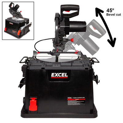 Excel 210mm Flip Over Combination Saw 240V 2-in-1 Mitre & Table Saw ...