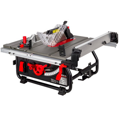 Excel 254mm Table Saw 1800W 240V with Extendable Work Table & Mitre ...
