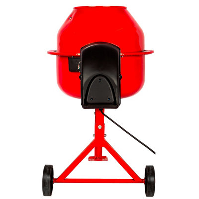 Excel 70L Electric Portable Cement Mixer 220W 240V Ideal for Concrete & Mortar Mixing