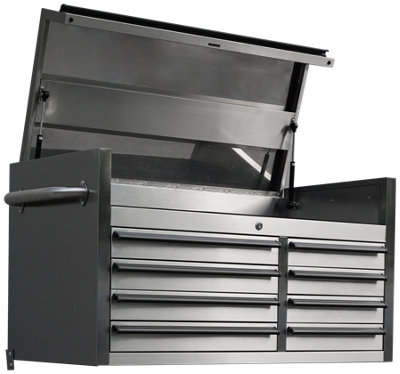 Excel 8 Drawer Stainless Steel Tool Chest Ideal for Garage & Workshop ...