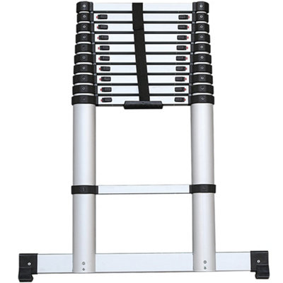 Excel Aluminium Telescopic Step Ladder 3.2M Multi-Purpose Extendable
