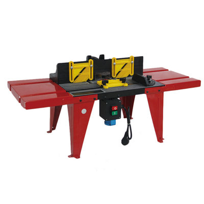 Excel Electric Router Table Aluminium Surface Bench Mounted 1800W