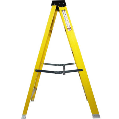 Excel Electricians Fibreglass Step Ladder 4 Tread 1.3m Heavy Duty