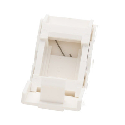 Excel Euro Mod Angled Shutter For RJ45 Keystone Jack FacePlate 25mm x ...