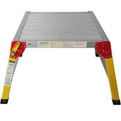 Excel Fibreglass Hop-Up Folding Platforms Heavy Duty 600 x 600mm Work ...