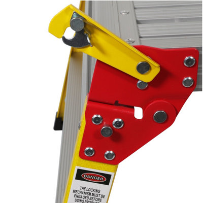 Excel Fibreglass Hop-Up Folding Platforms Heavy Duty 600 x 600mm Work ...