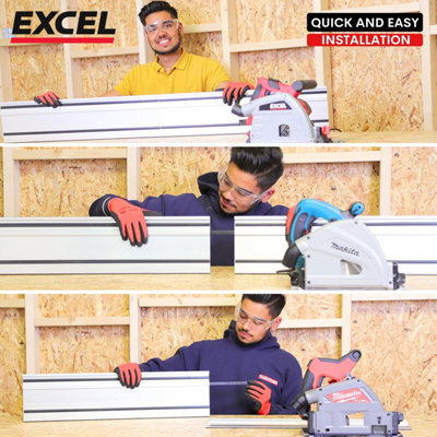 Excel Guide Rail Connector Bars Twin Pack